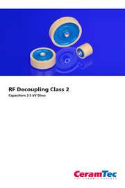 RF Ceramic Capacitors - RF Disc / Plate Capacitor