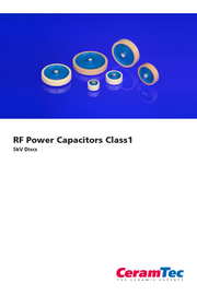 RF Ceramic Capacitors - RF Disc / Plate Capacitor