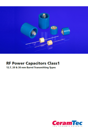 RF Ceramic Capacitors - RF Barrel Capacitor