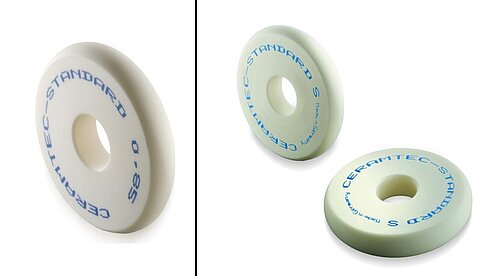 Solid Ceramic Friction Discs for Texturing Yarns